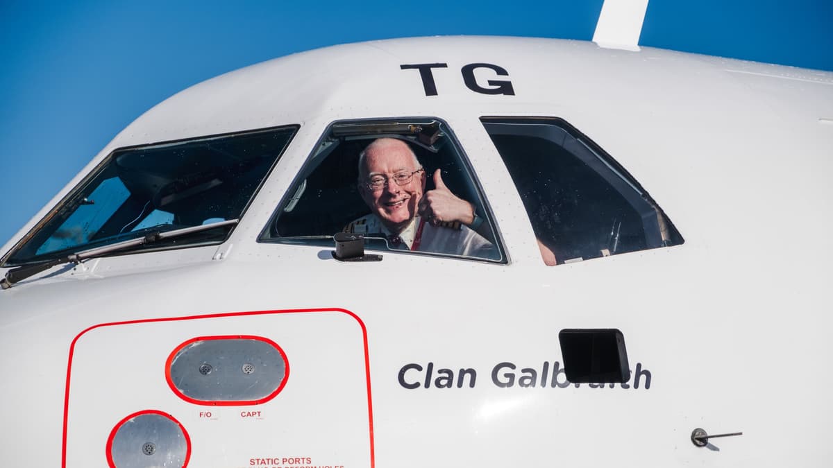 Isle of Man Loganair pilot touches down on final flight after 40 years ...
