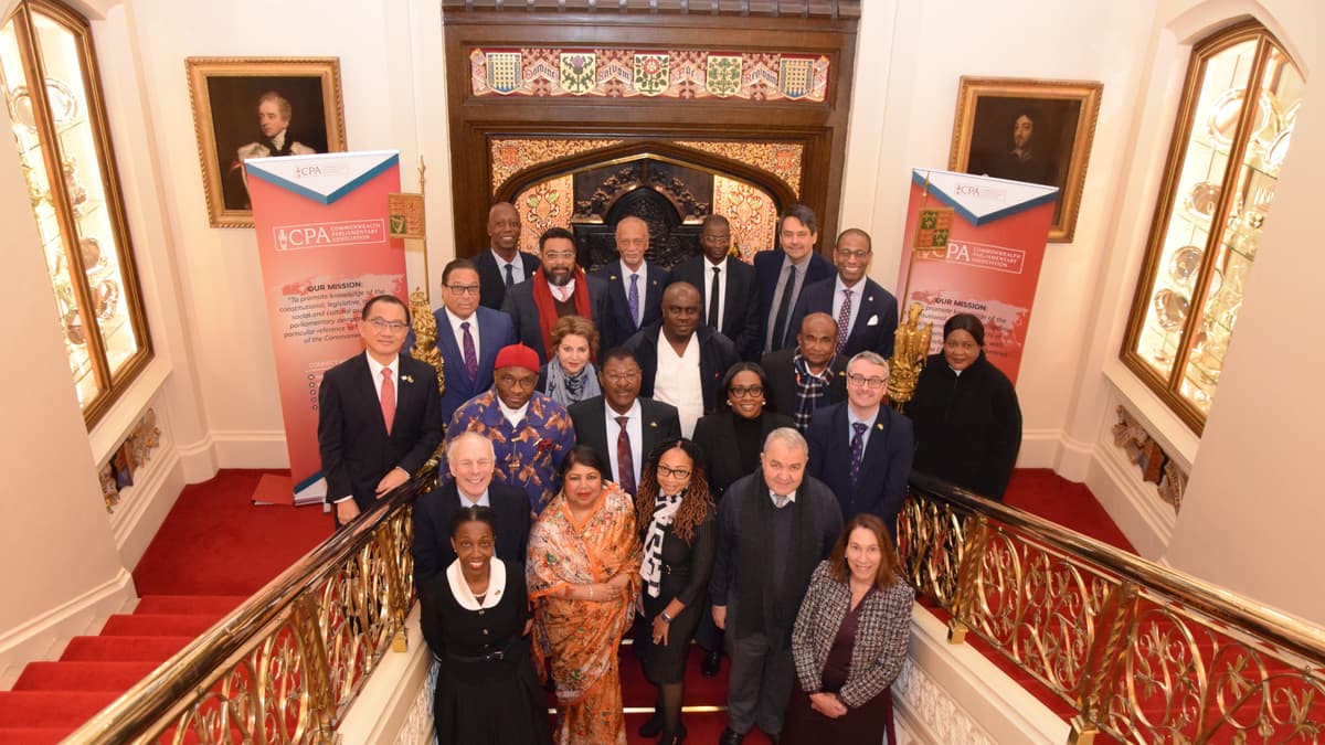 Juan Watterson SHK joins up with Commonwealth representatives at ...