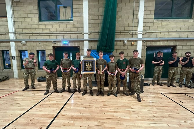 Isle of Man Cadets finish first in Royal Artillery competition ...