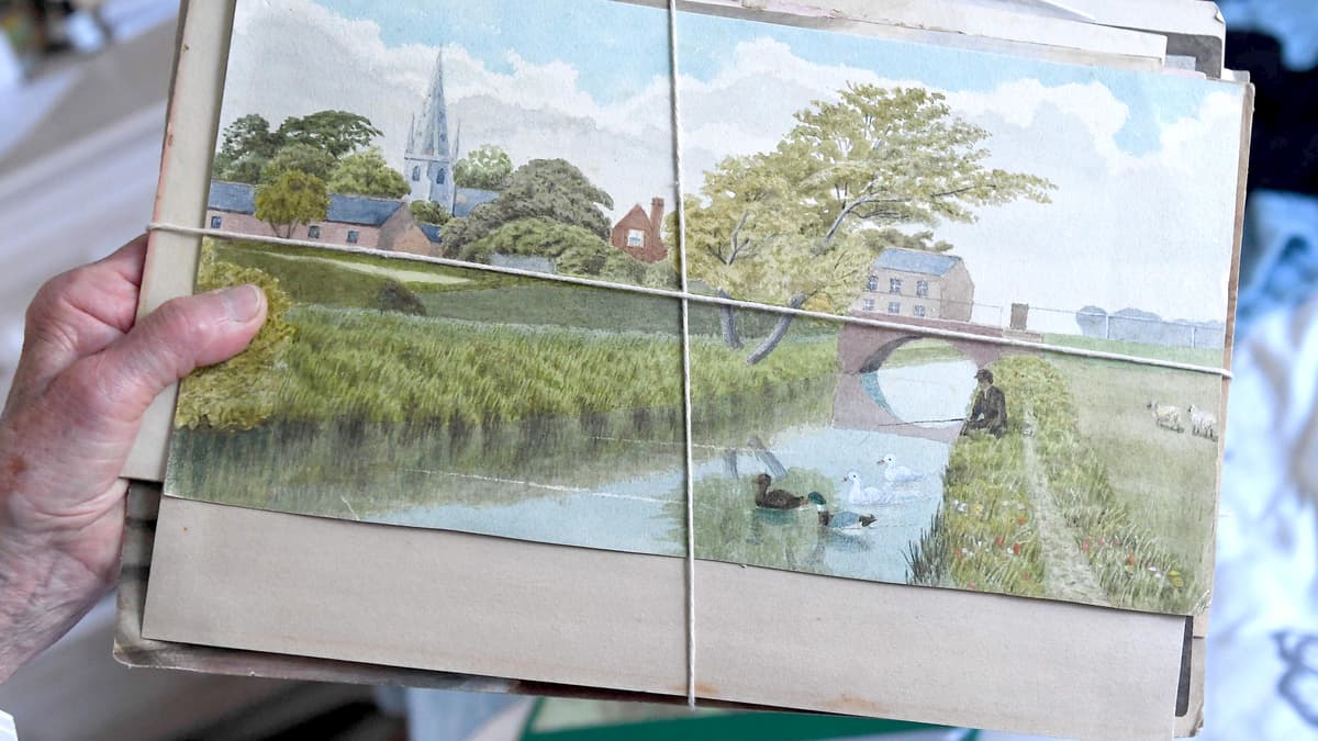 Newly discovered paintings by renowned Manx artist found with note 'to ...