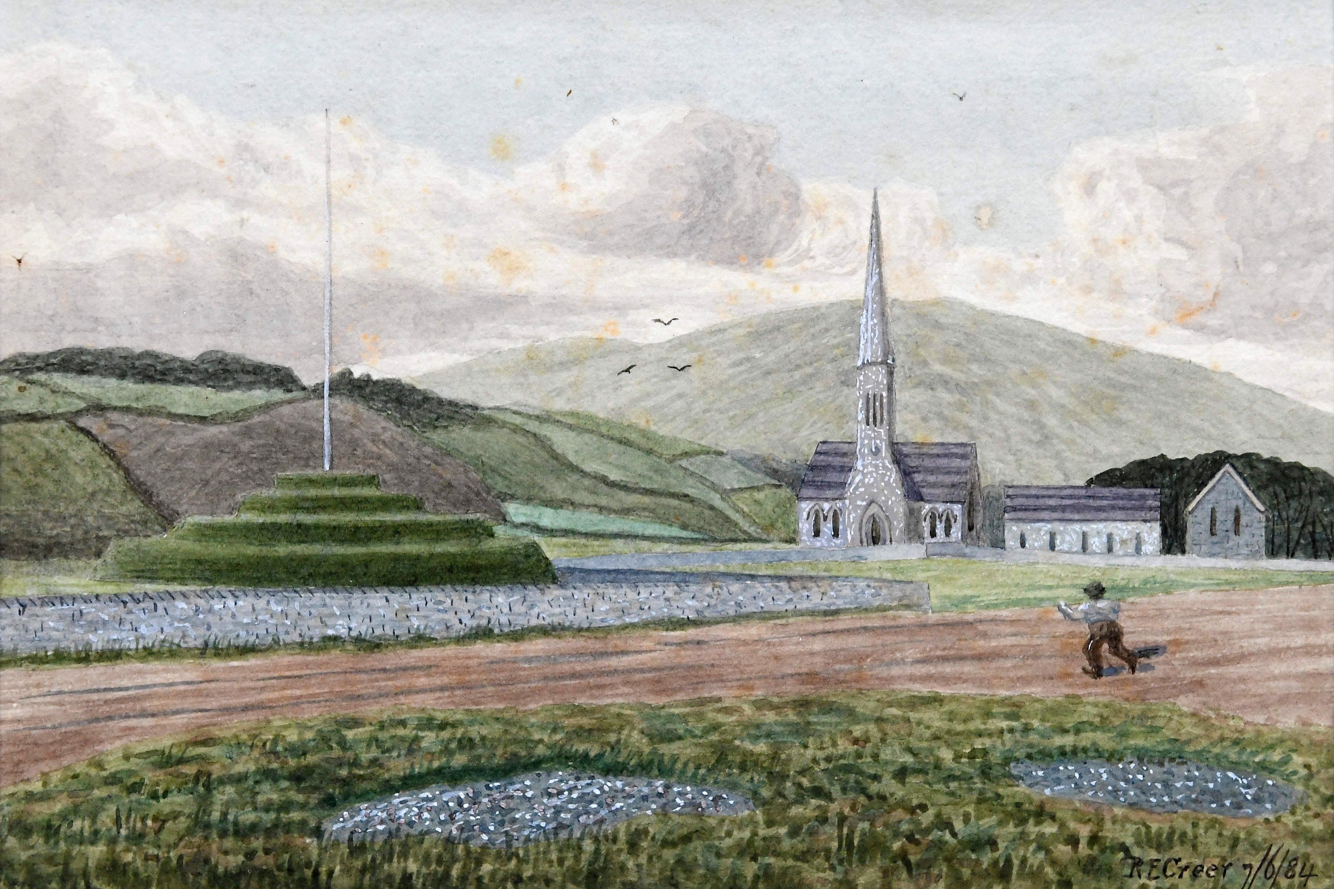 Newly discovered paintings by renowned Manx artist found with note 'to ...