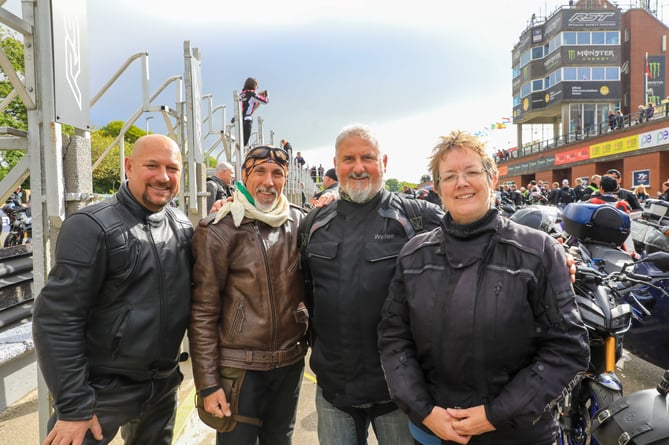 Isle of Man TT 2024: Legacy Lap pictures show sea of bikers as hundreds ...