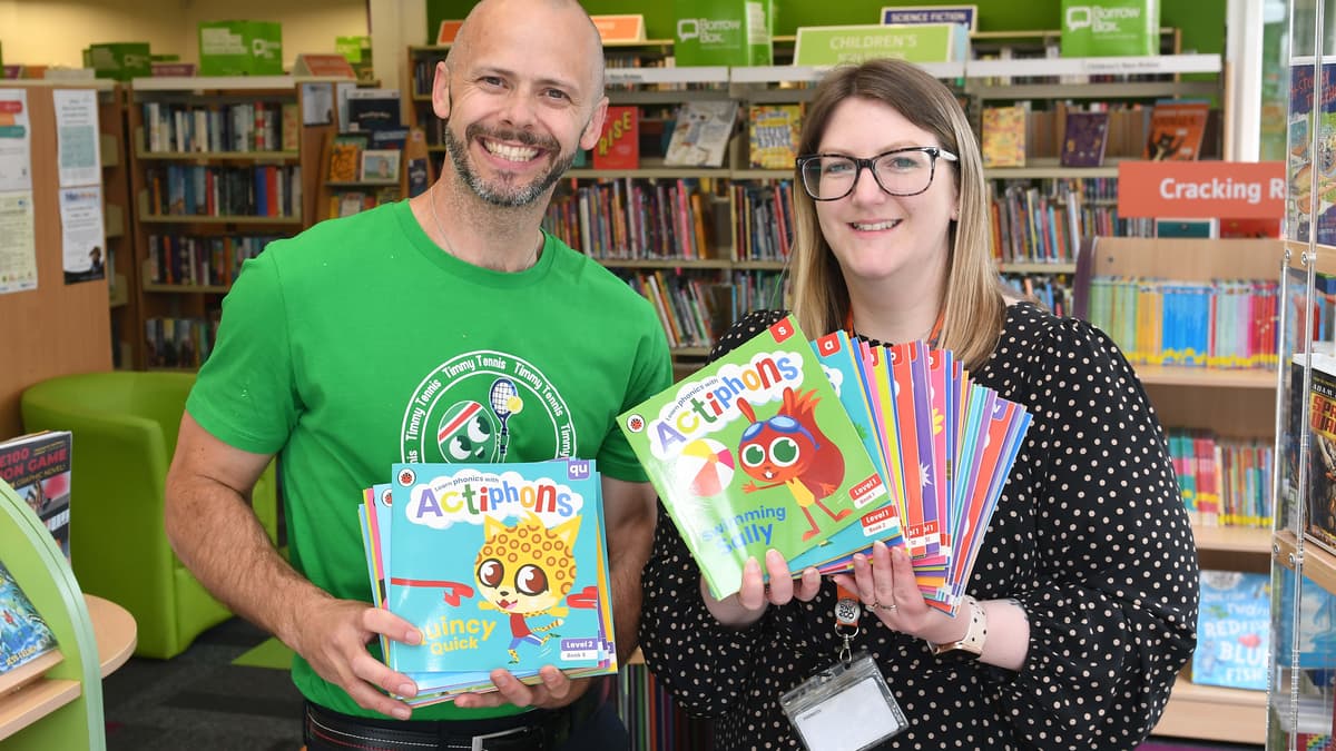 Educational 'Actiphons' books donated to island libraries | iomtoday.co.im