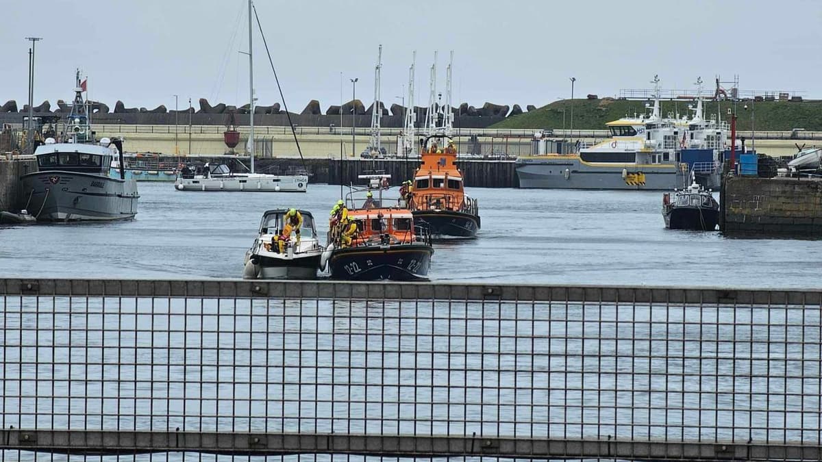 RNLI rescues motor vessel in distress near Isle of Man capital ...