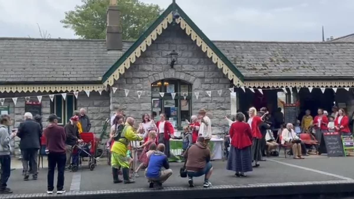 Watch as Castletown Railway Station celebrates its 150th anniversary ...