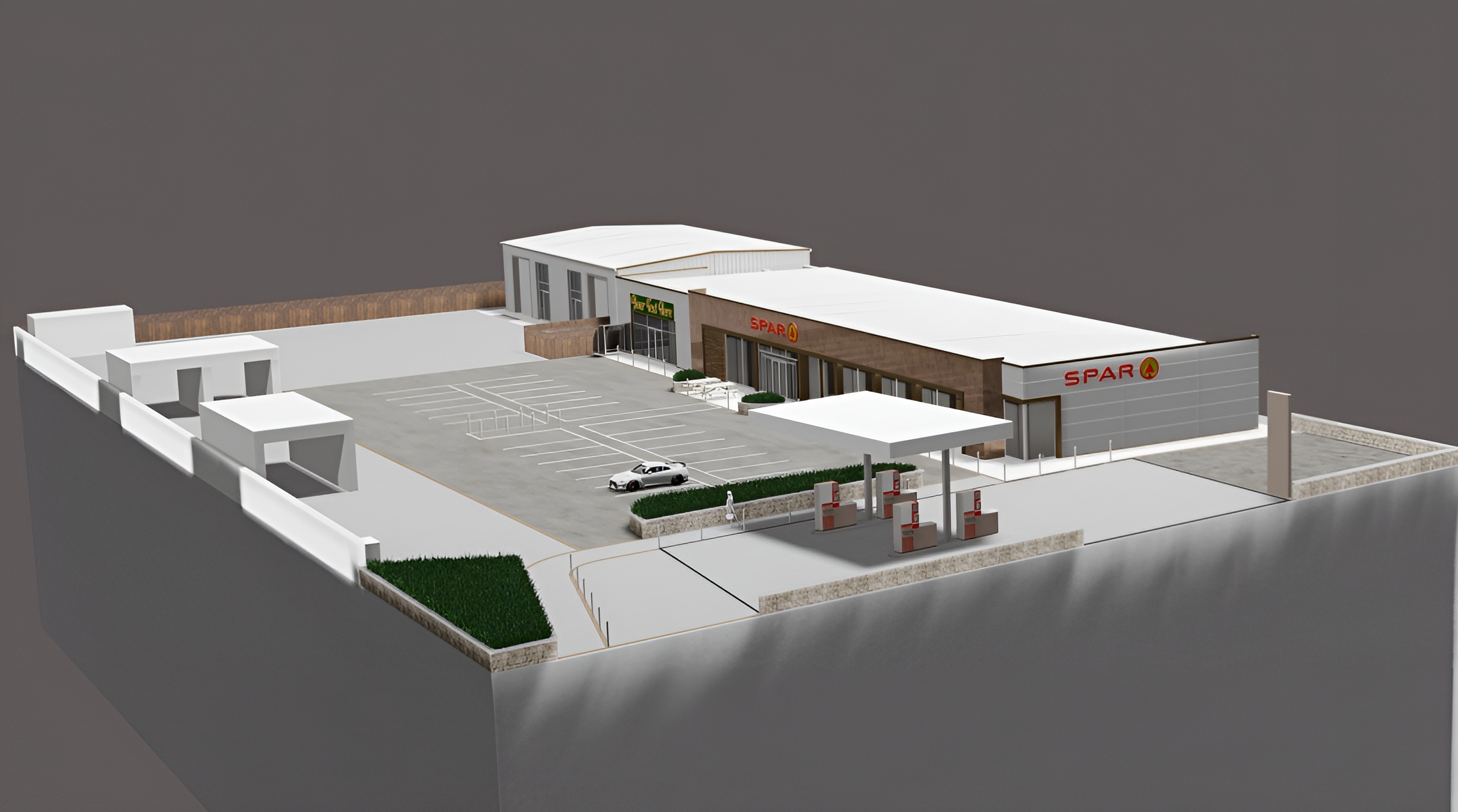 Spar, expansion, plans, Isle, of, Man, airport, garage, could, create ...