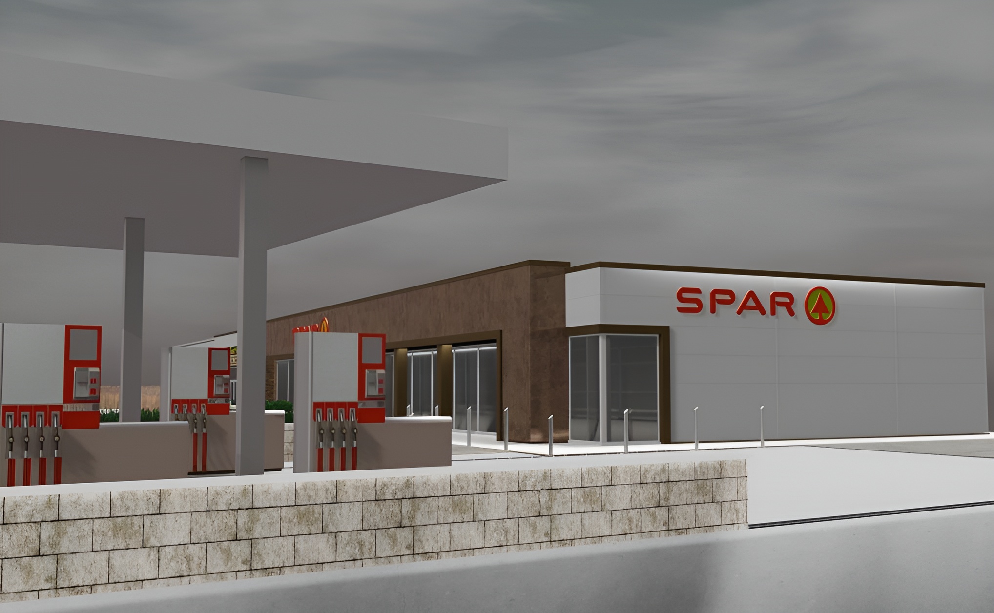 Spar, expansion, plans, Isle, of, Man, airport, garage, could, create ...
