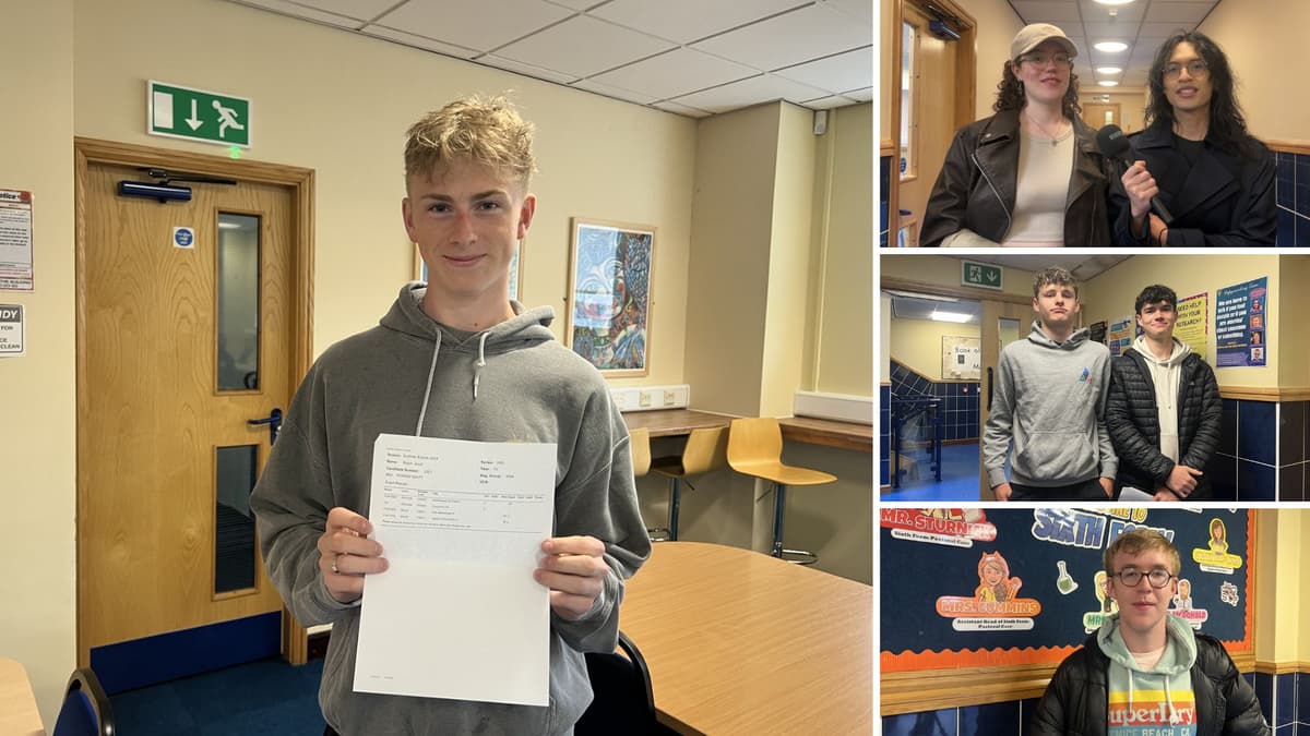 We spoke to Isle of Man students receiving their AS and A-level results ...