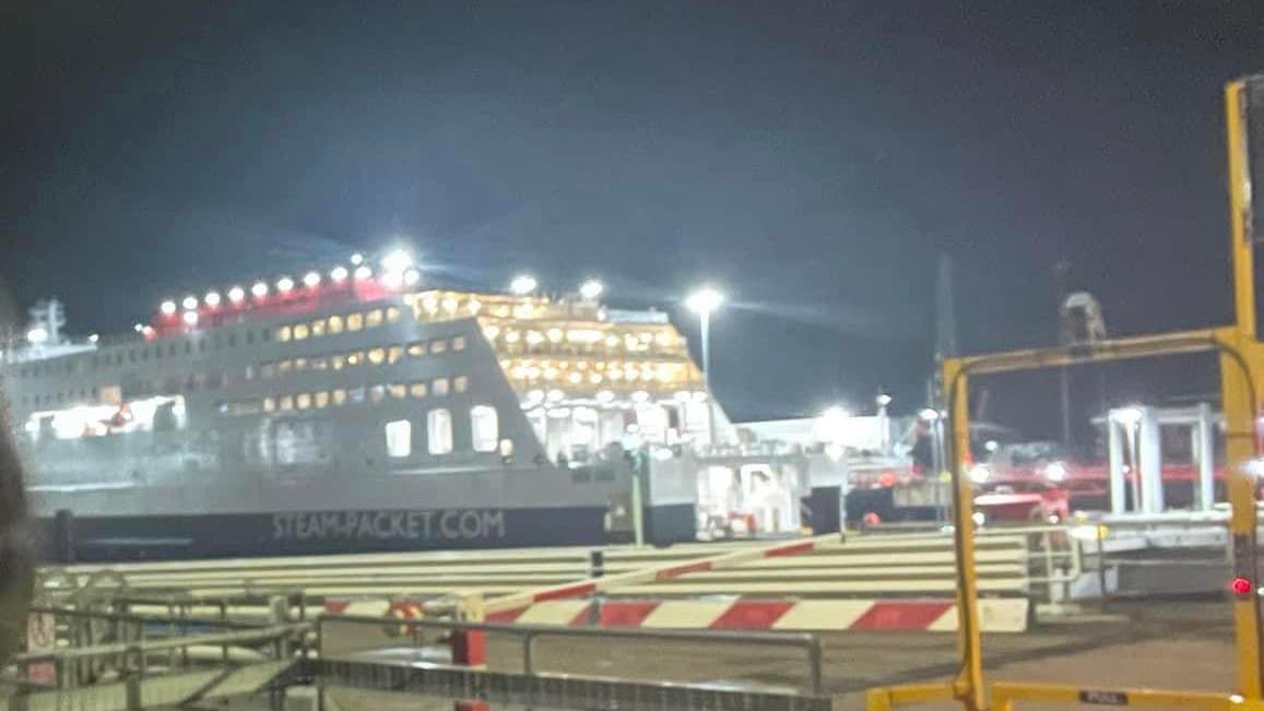Manx Grand Prix 2024: Pictures show damage to Steam Packet's Manxman in ...