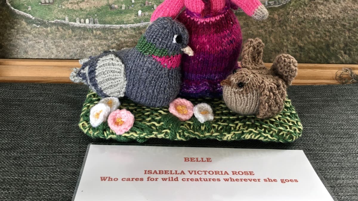 The story of the fur fabric 'Jurby Mice' which are currently on display ...