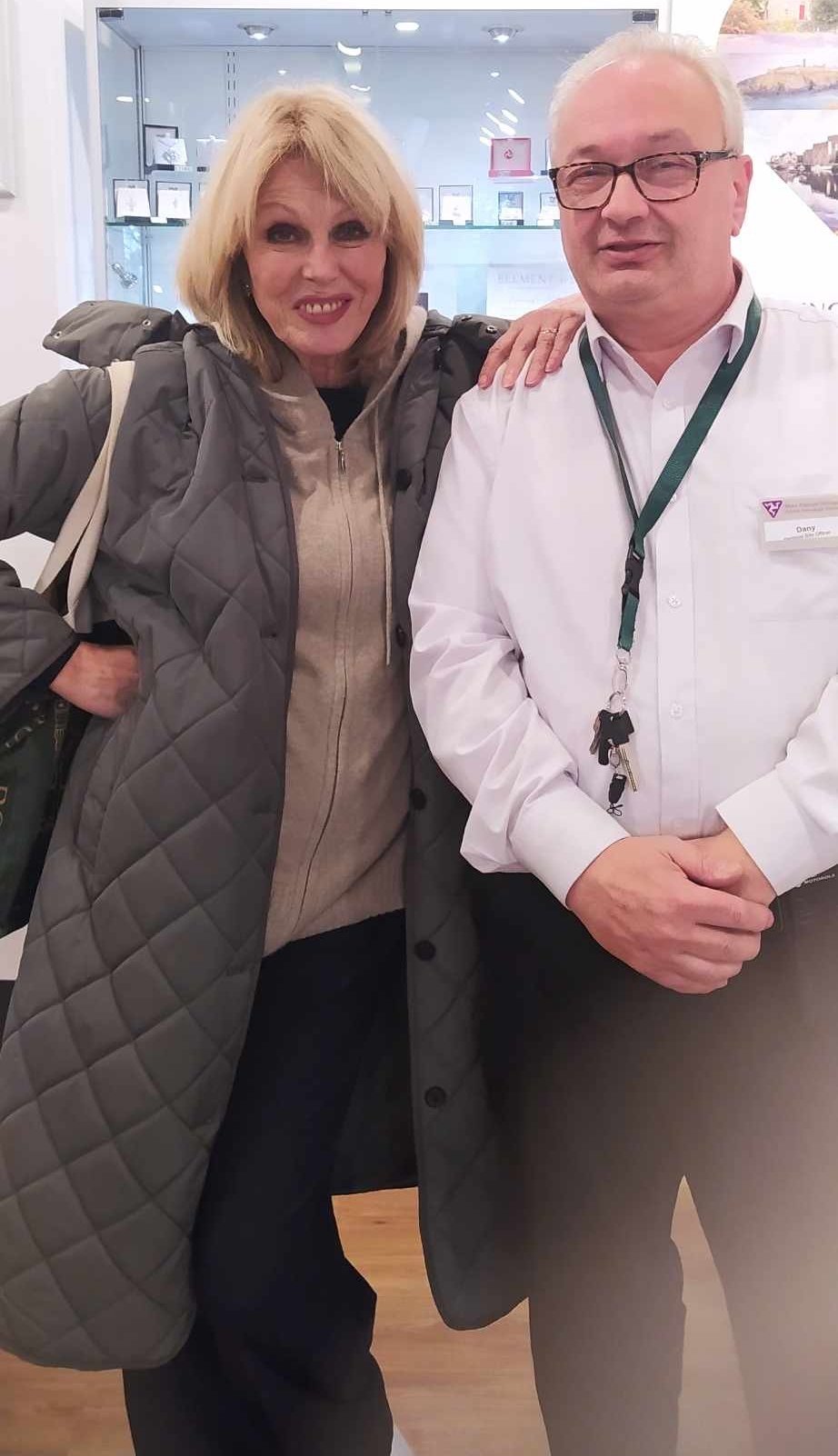 Dame Joanna Lumley all smiles as she poses for photo ahead of Isle of ...