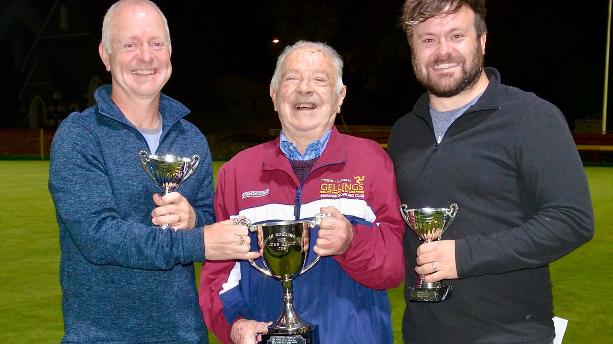 Father and son Colin and Tom lift Juan Kelly Cup | iomtoday.co.im