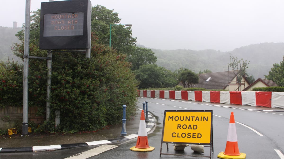 A18 Mountain Road re-opens following diesel spill | iomtoday.co.im