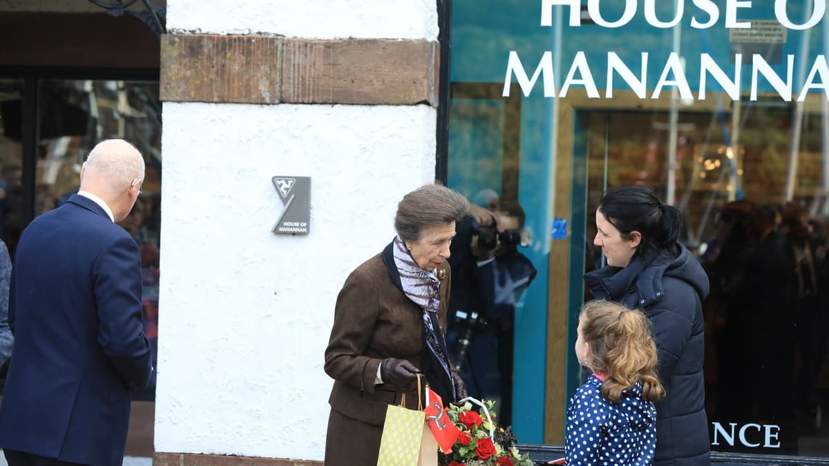 Watch as Princess Anne is given an emotional send-off as she leaves the ...