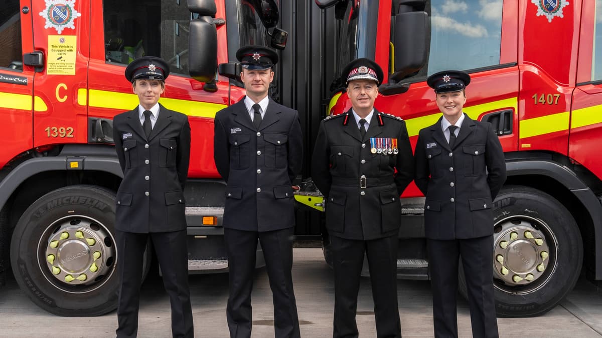 Fire and Rescue Service welcome three new firefighters after 17-week ...