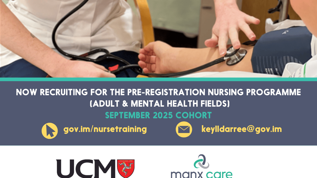 Chance to study nursing in the Isle of Man | iomtoday.co.im