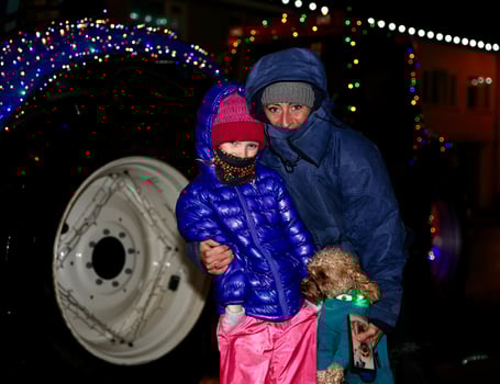 Pictures as Isle of Man Young Farmers' 2024 Christmas Tractor Run ...