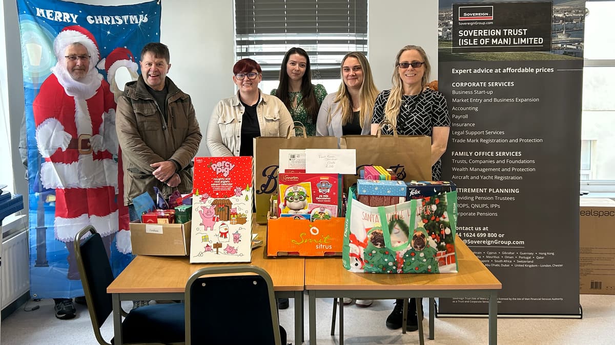 Sovereign Trust Isle of Man organise a pre-Christmas charity collection ...