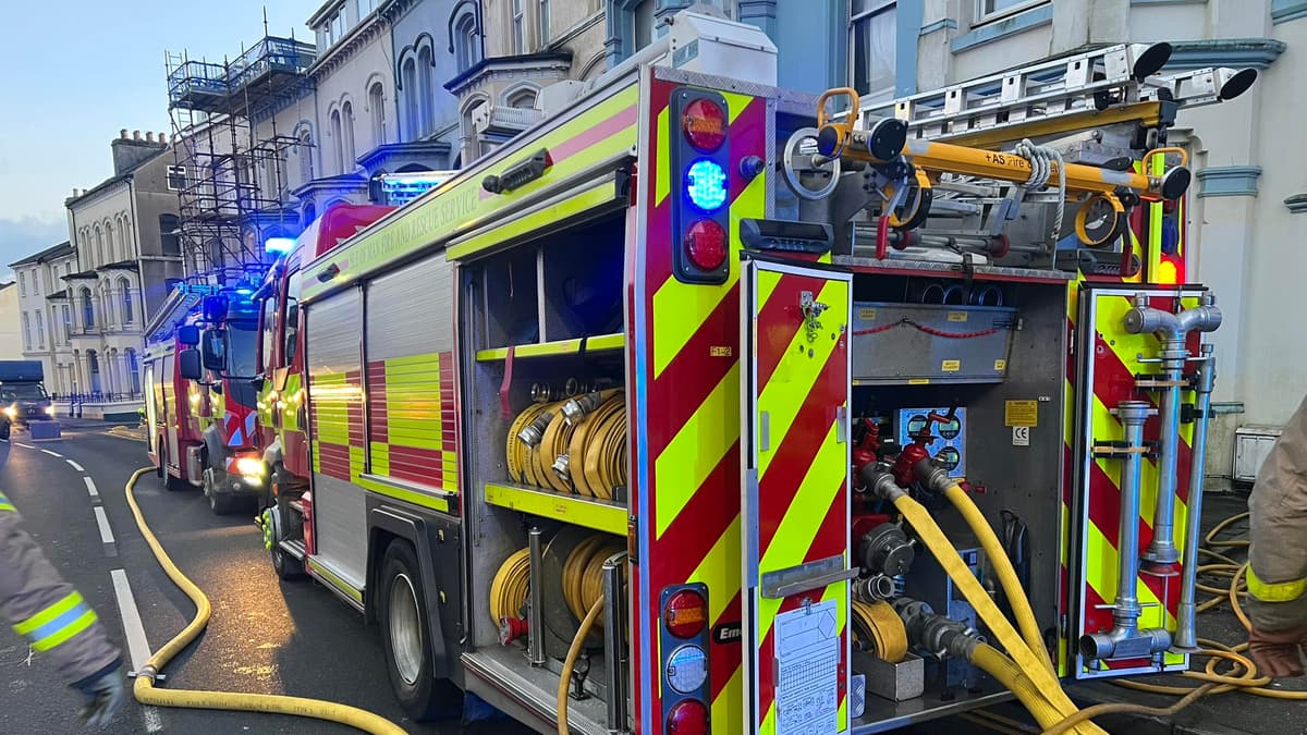 Major Douglas road shut as emergency services respond to structure fire ...