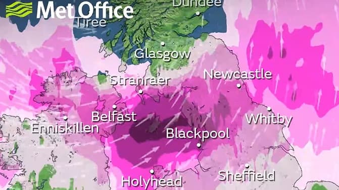 Storm Eowyn: Met Office issues red weather warning issued as 'violent ...