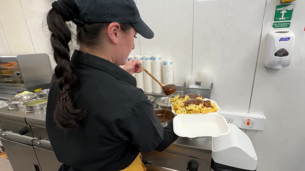 'It's like Christmas': Video shows iconic chippy in full swing during ...
