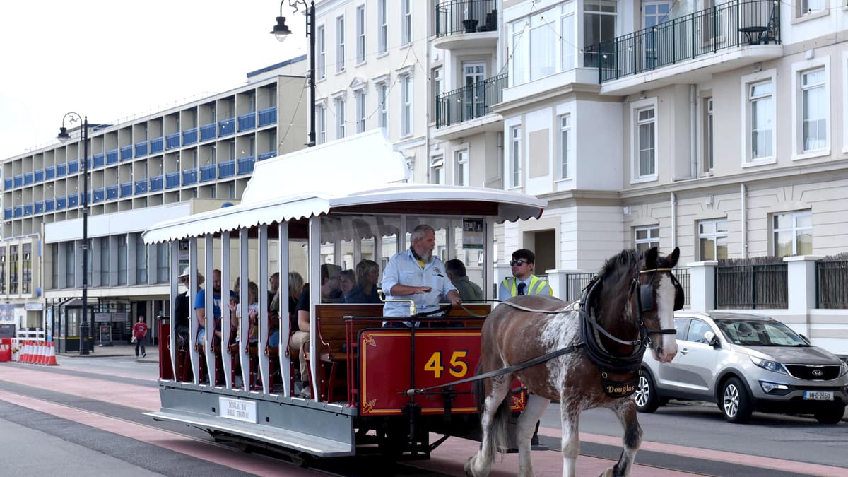 Horse trams to run reduced service during Isle of Man TT 2025 ...