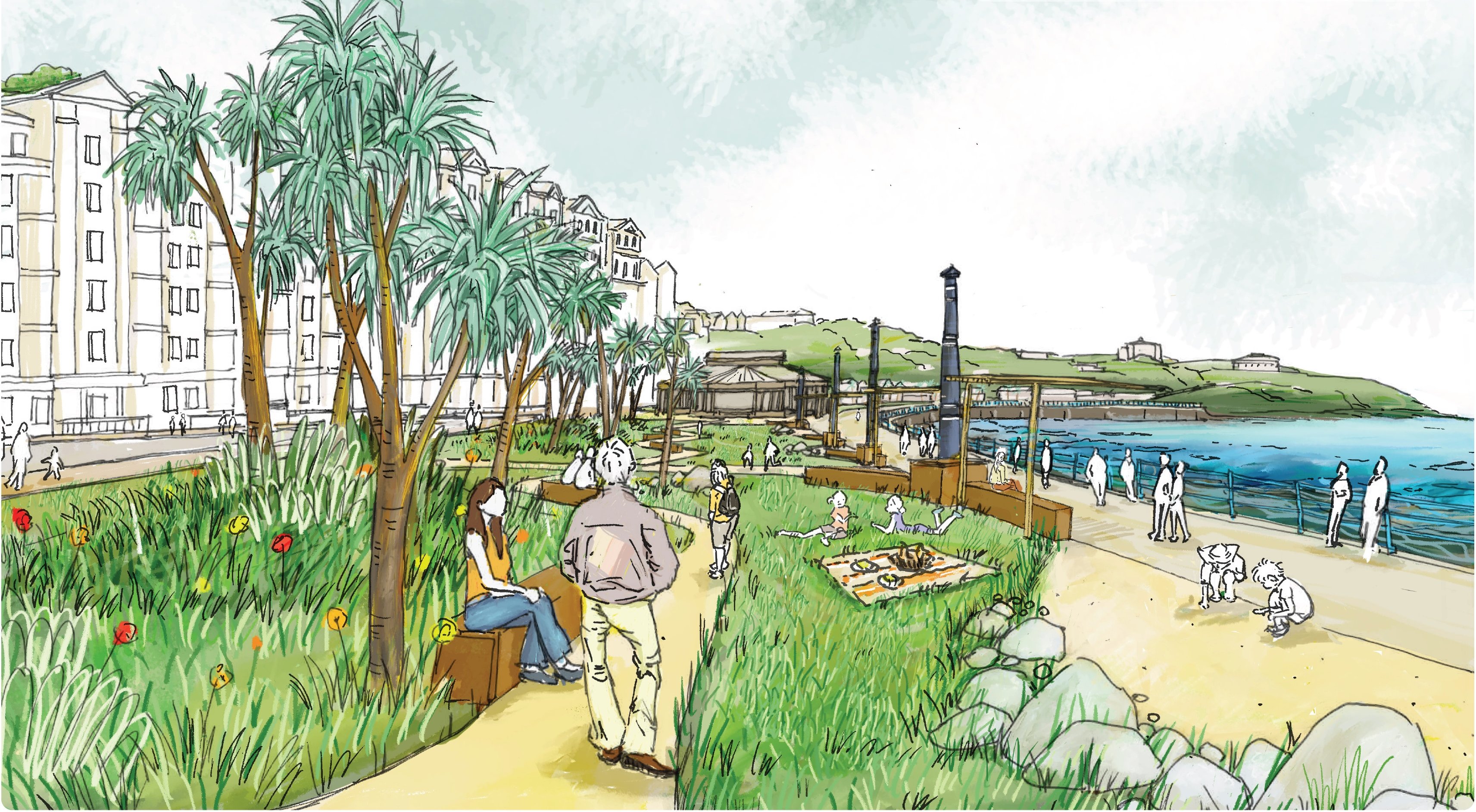 Major £1.4m plans to transform part of promenade put on hold | iomtoday ...