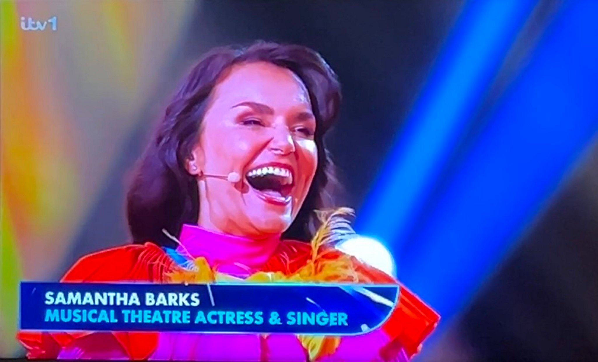 Pufferfish Samantha Barks wins The Masked Singer | iomtoday.co.im