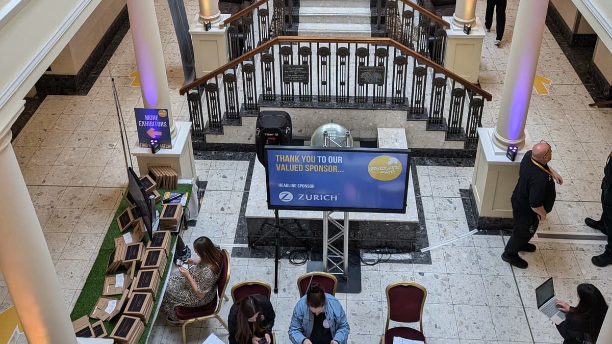 Pictures and video from the 2025 Graduate and Young Professional Fair ...