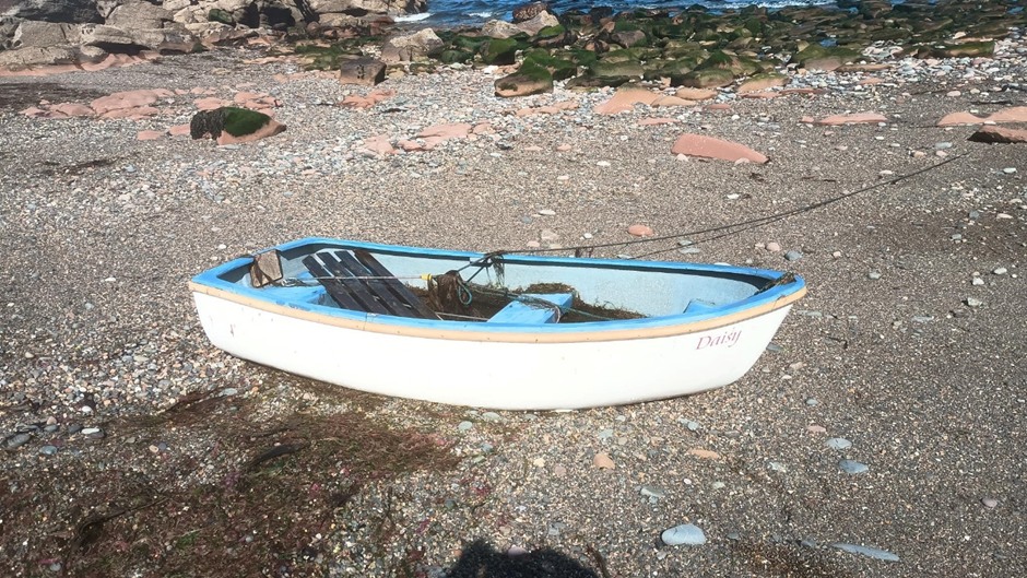 Vandals damage and sink small boat moored on remote beach | iomtoday.co.im