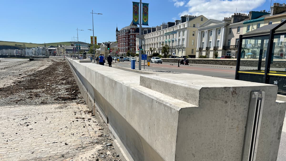 New sea wall in Douglas is completed | iomtoday.co.im