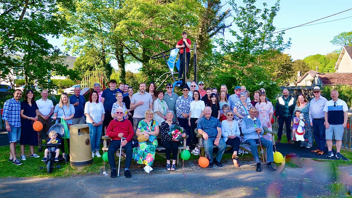 Pictures as Marown charity reopens community playpark after renovations ...