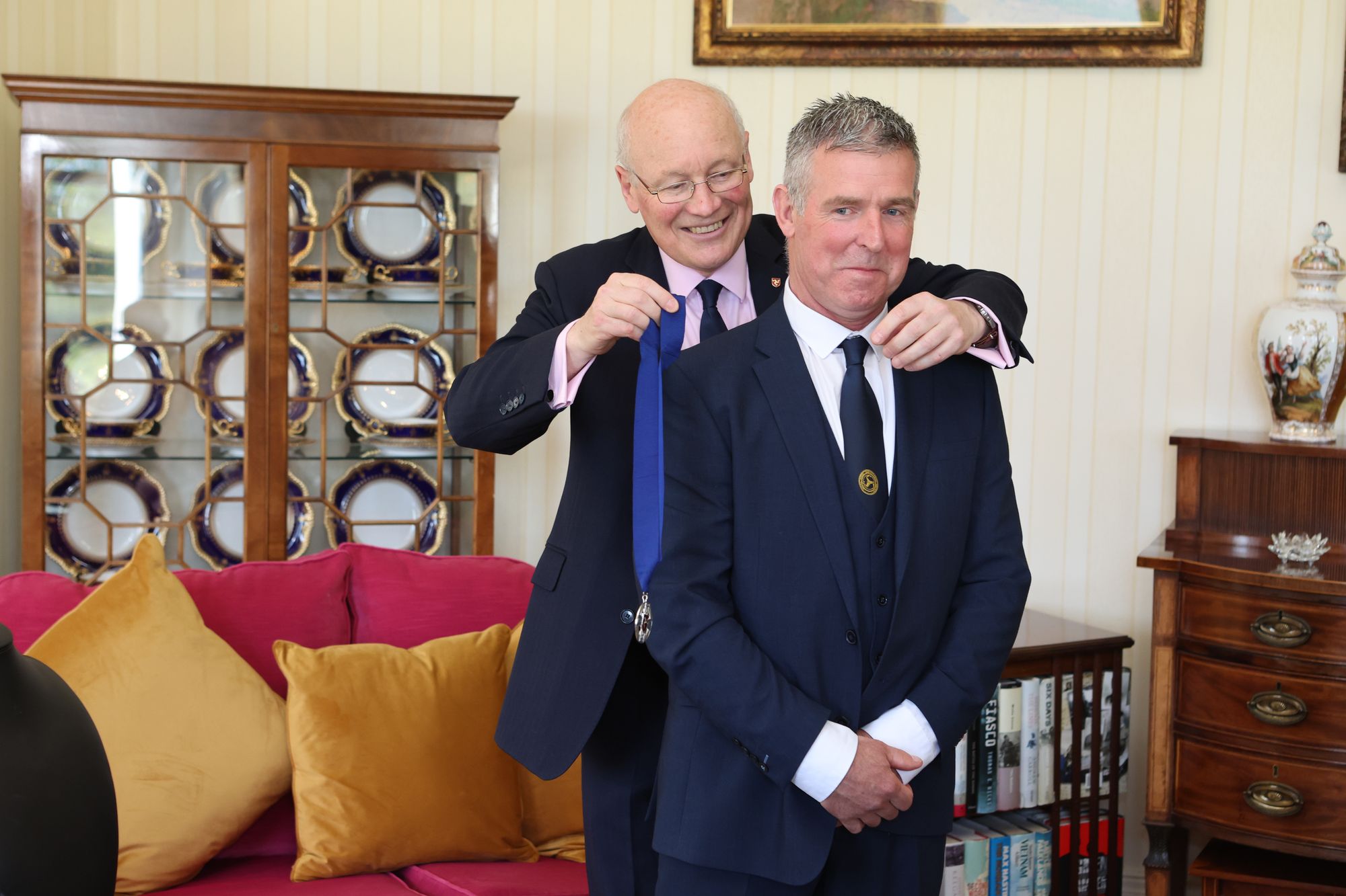 Pictures as John Teare sworn in as Captain of the Parish of Bride ...