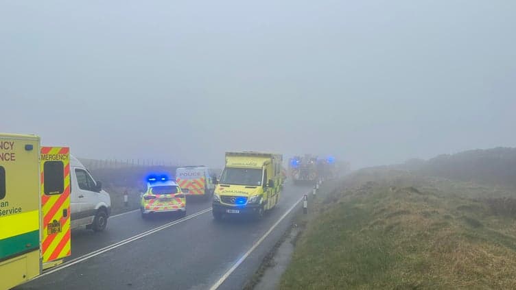 Casualties extracted after head-on crash on Mountain Road | iomtoday.co.im