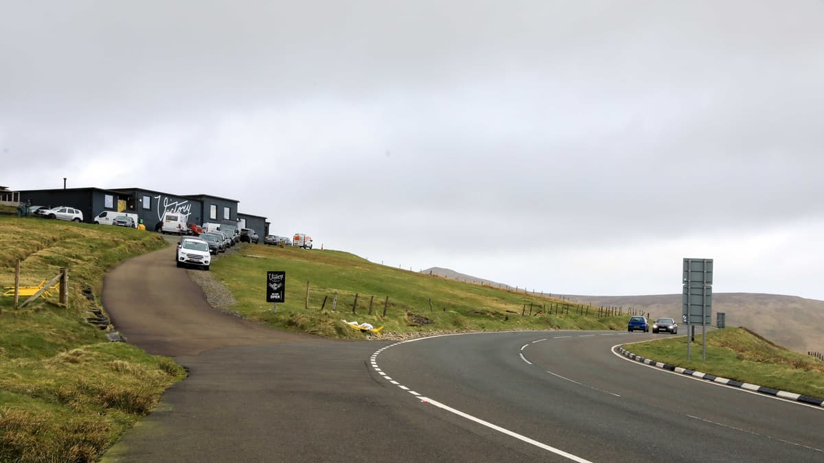 Section of A18 Mountain Road made one-way after crash | iomtoday.co.im