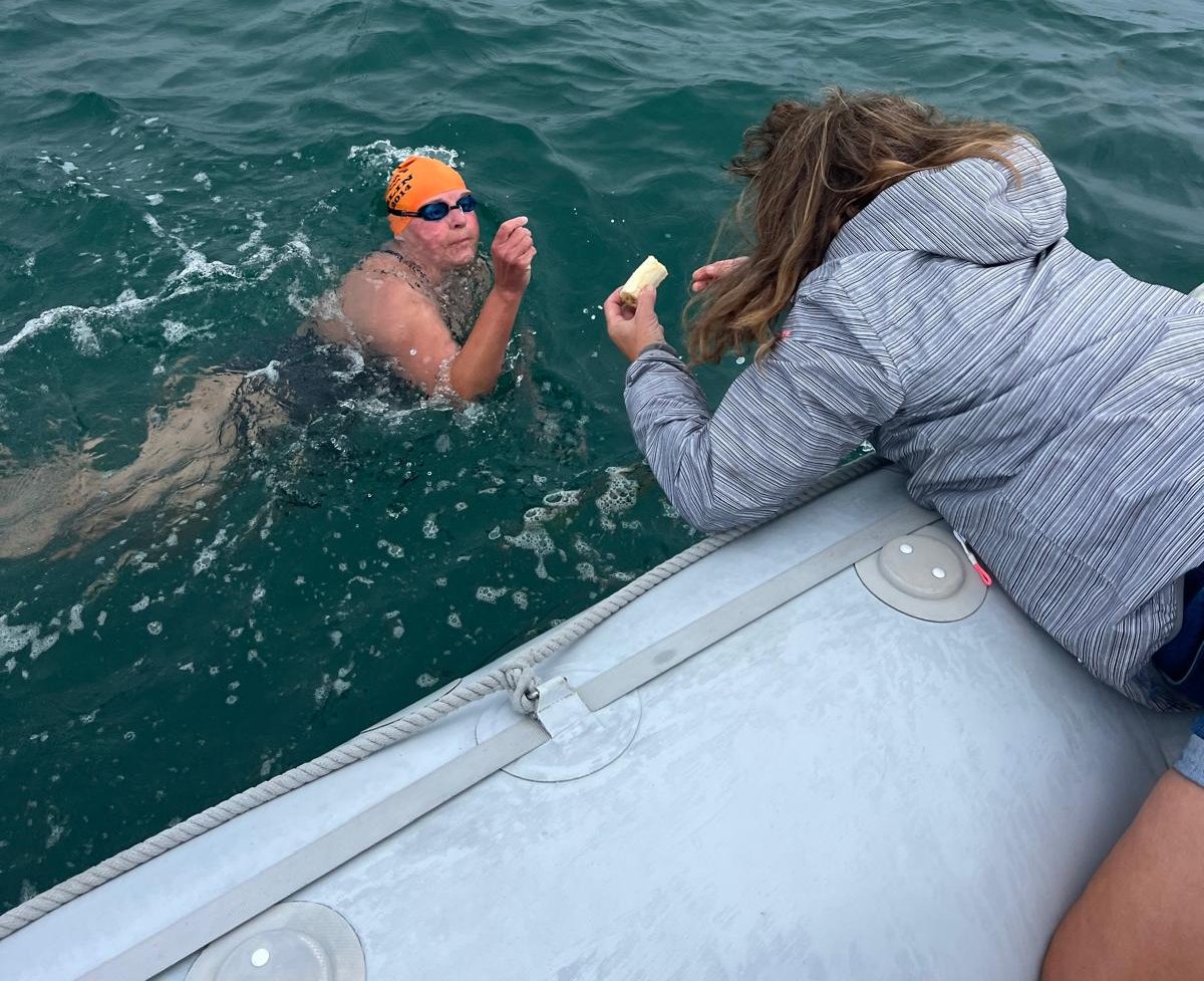 Island teacher becomes first Manxwoman to complete round Jersey swim ...