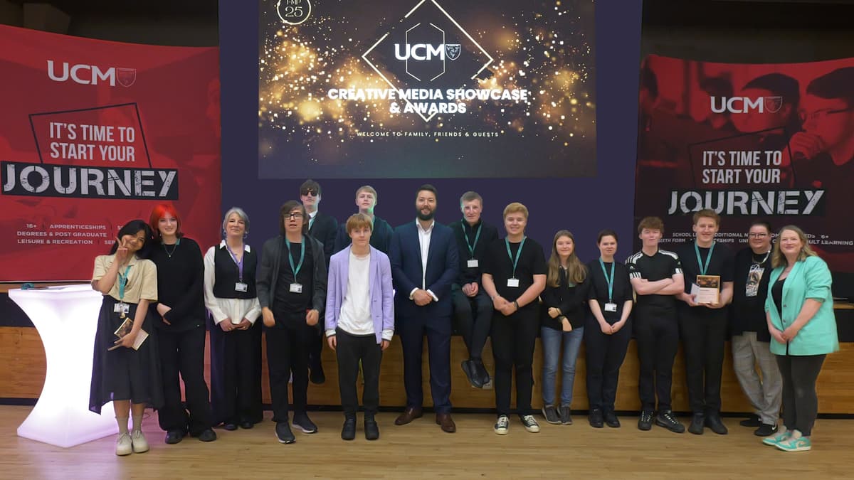 Pictures as creative media students celebrate success at University ...