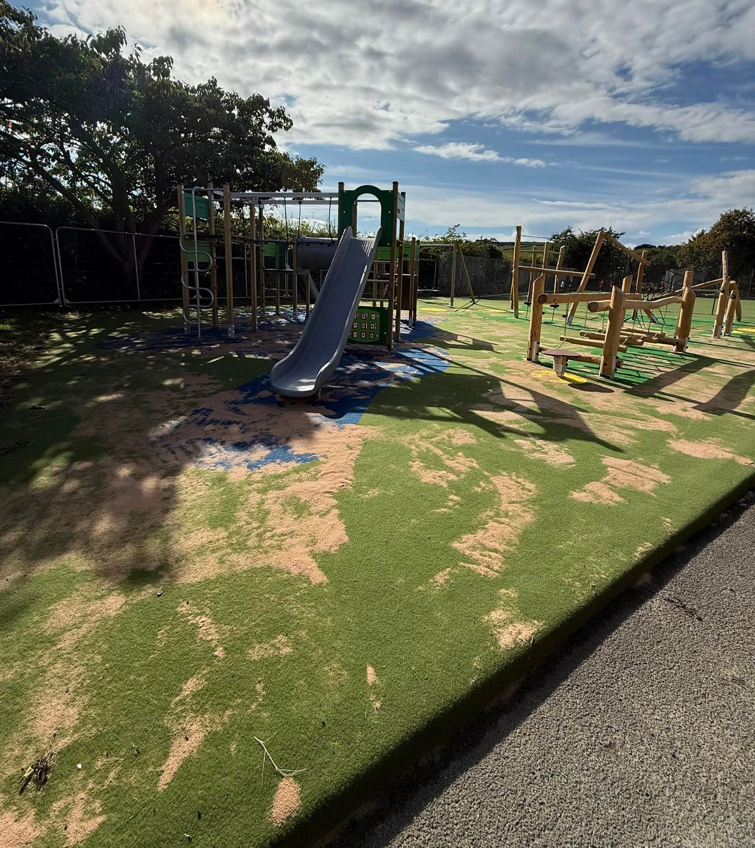 Primary school celebrates opening of new playground after two-year ...