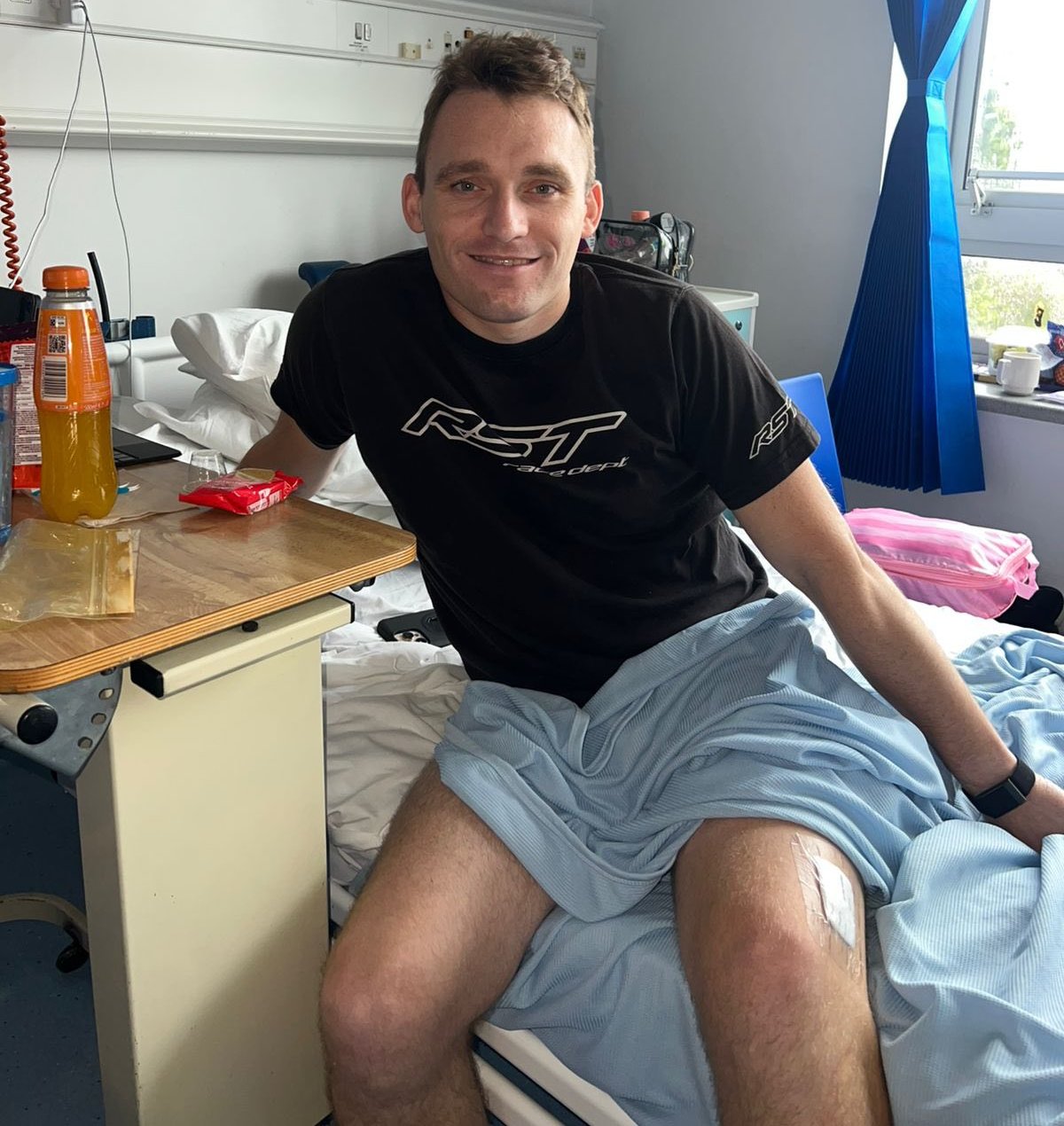 Injured Isle of Man TT rider Nathan Harrison remains in hospital two weeks after British ...