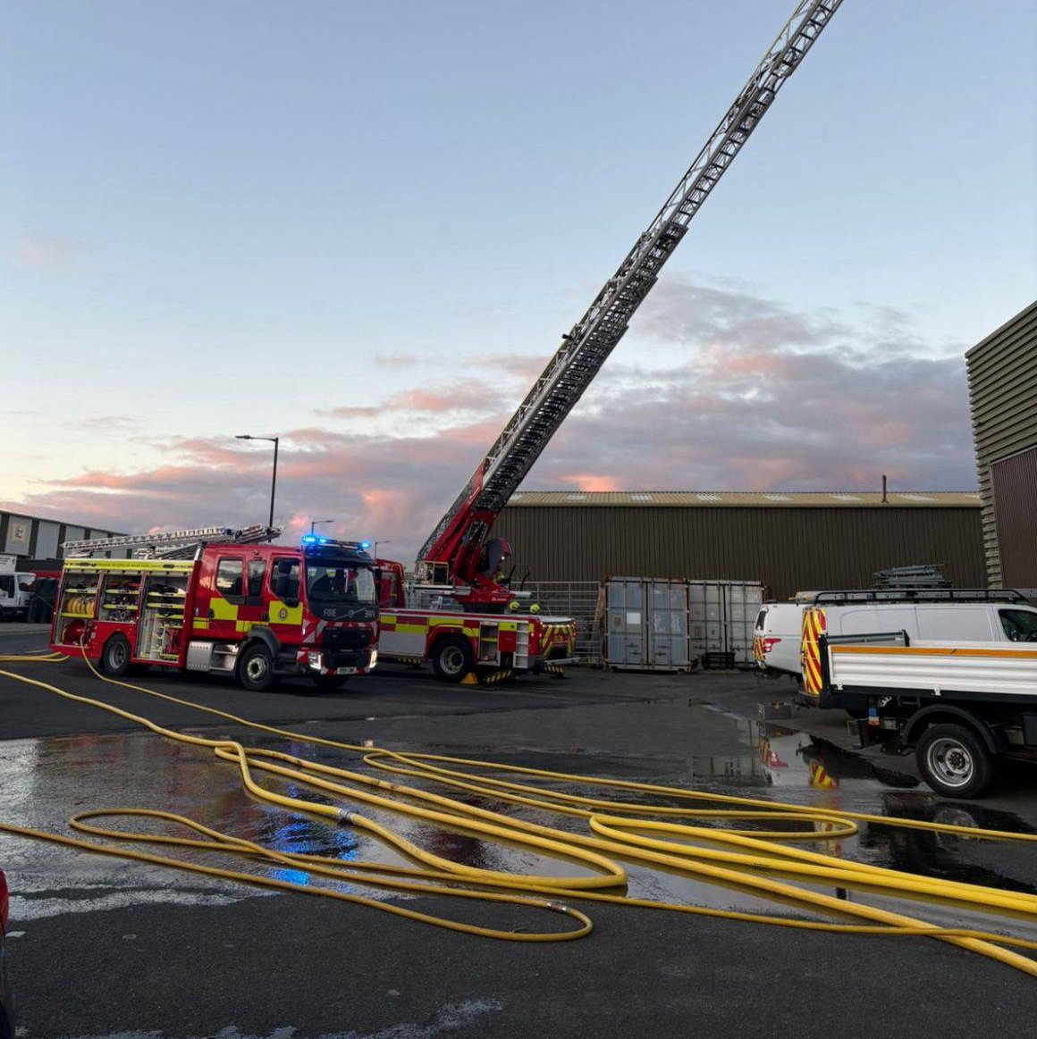 Three engines sent to deal with fire at industrial estate | iomtoday.co.im