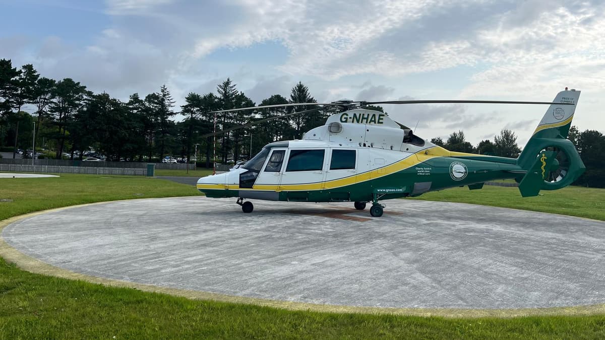 Great North Air Ambulance responds to road traffic collision near ...