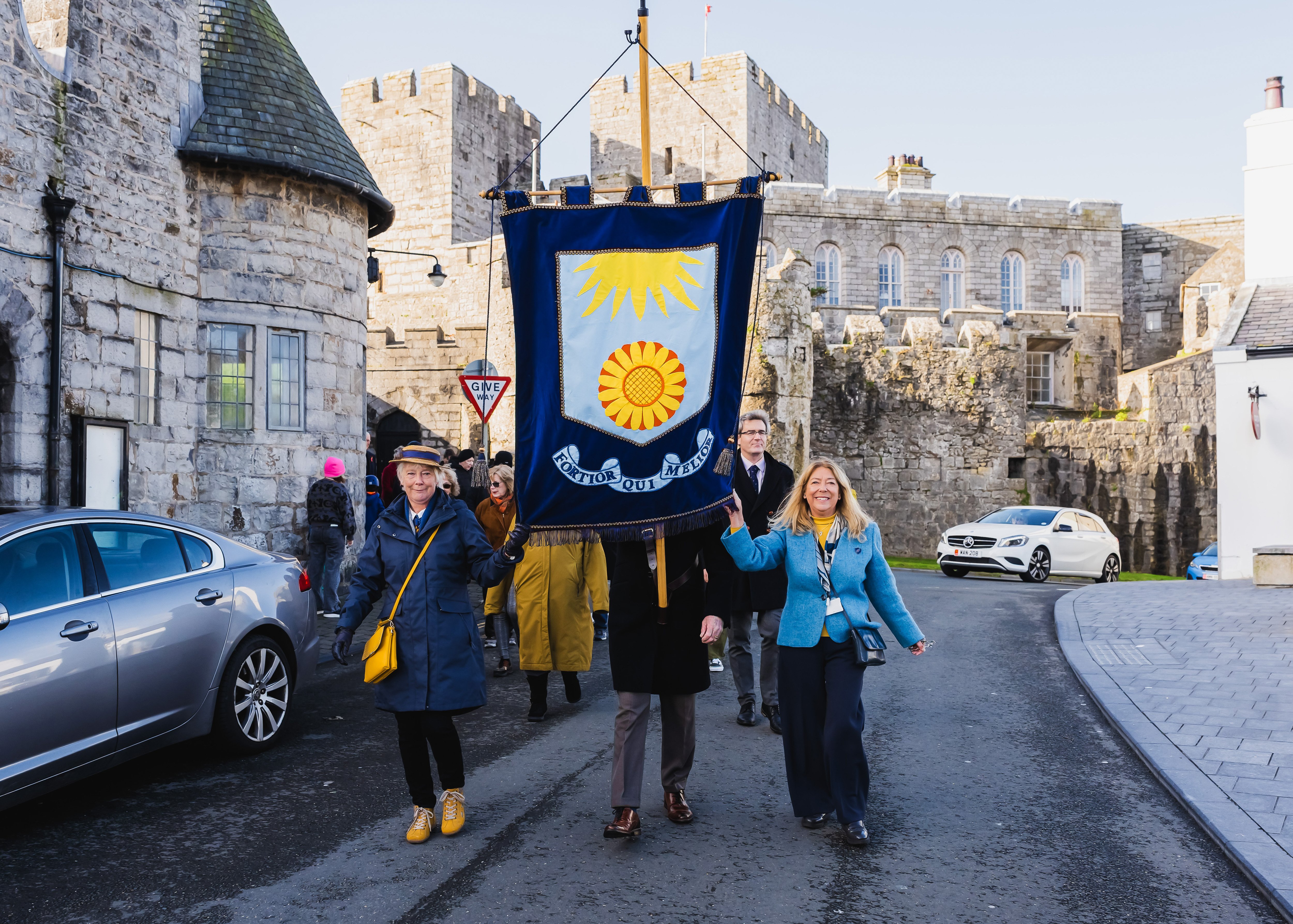 Procession through Castletown marks Buchan School's move to new home ...