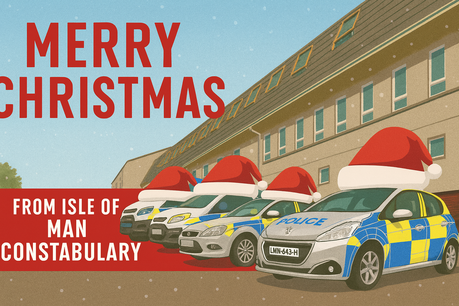 Isle of Man Police invite young artists to design its 2025 e-Christmas ...