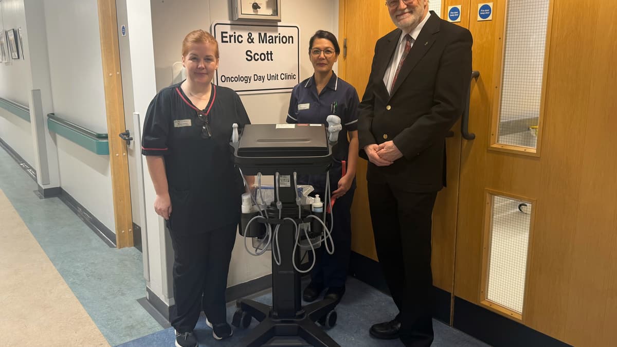 New ultrasound machine installed at chemotherapy unit will make a 'huge ...